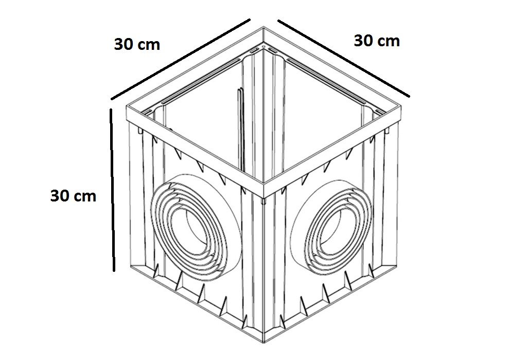 Verzamelput PVC C-250 gietijzer | Polymertech.de